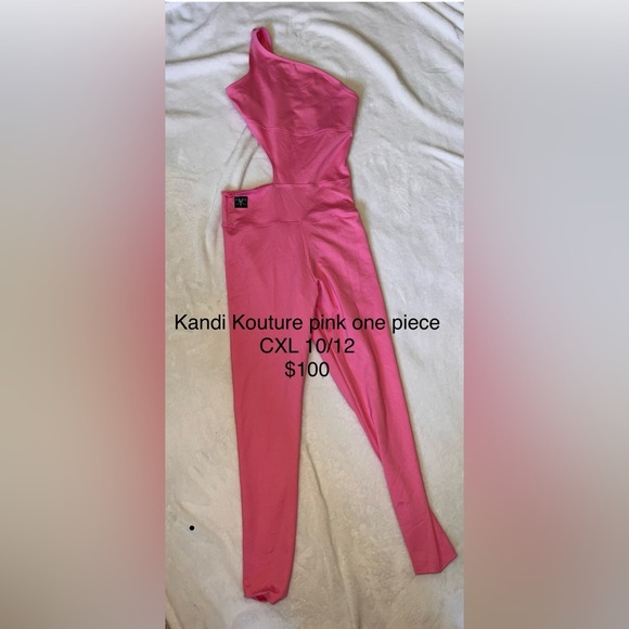 Kandi Kouture | Other | Kandi Kouture Pink One Piece | Poshmark